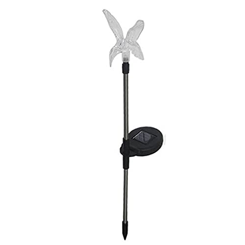 Ruiqas Solar Lights Outdoor 3 Pcs Solar Powered LED Colorful Butterfly Dragonfly Lights Decoration for Yard Lawn Garden Home