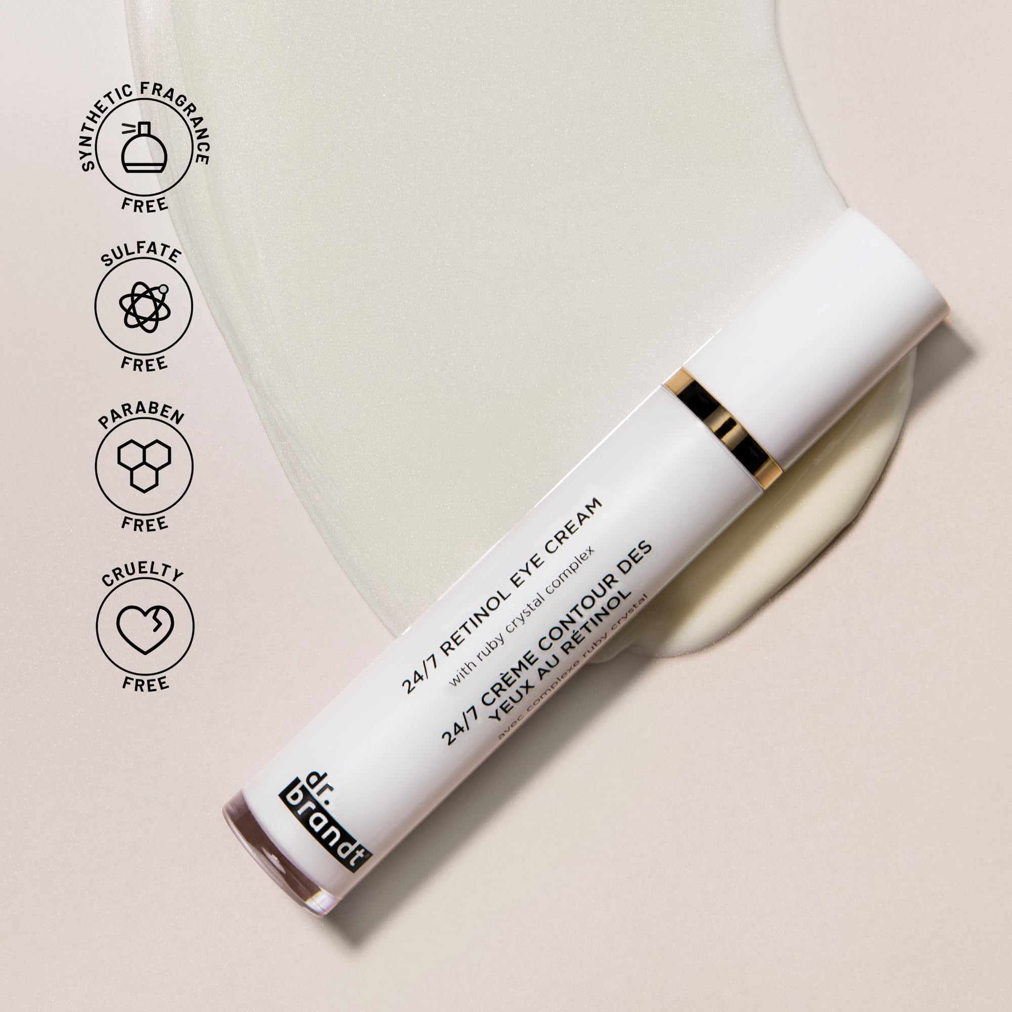Dr. Brandt Skincare 24/7 Retinol Eye Cream, 0.5 oz.