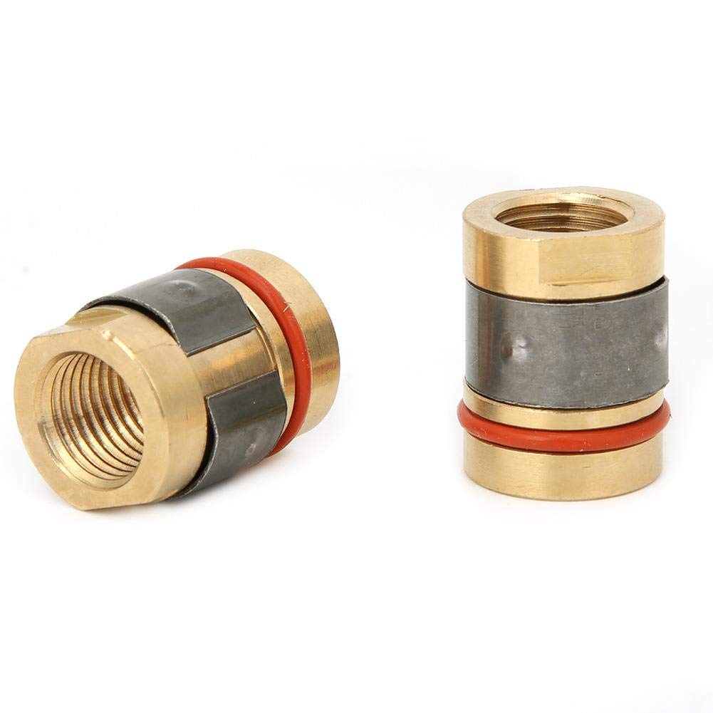 2pcs MIG Welding Gun, 169729 Nozzle Adapter, MIG Welding Gun Nozzle Adapter MIG Gun Nozzle Adapter Brass Nozzle Adapter for Miller M-25/M-40 Hobart MIG Gun