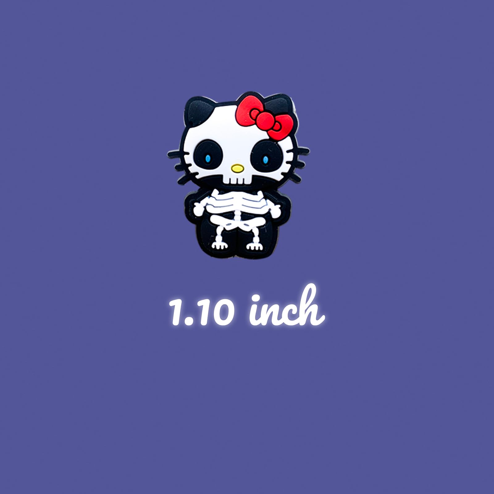 25Pcs Cartoon Shoe Charms for Clog Sandals Bracelets Decoration, Halloween Charms (25Pcs Cat)
