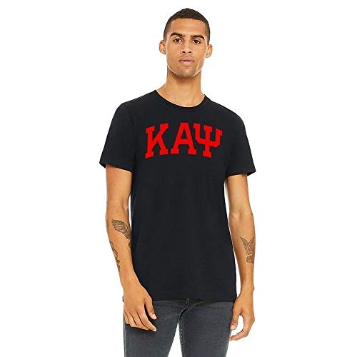 Kappa Alpha Psi Greek Lettered Arch T-Shirt X-Large Black