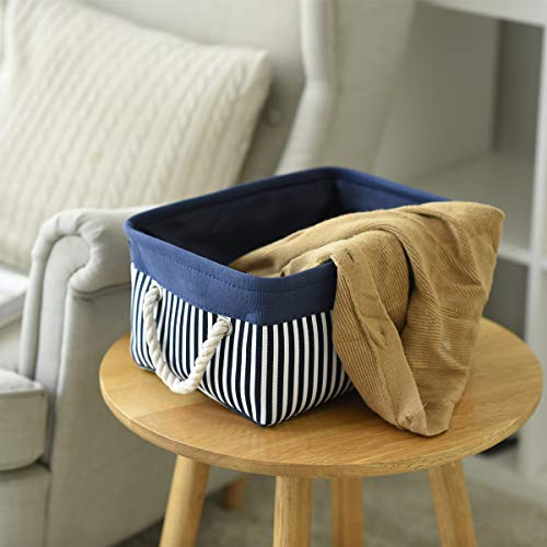 TcaFmac Cube Storage Bins, Containers for Organizing Basket for Gifts Empty,Shelves, Closet,Nursery Baby room 14(L) x 10(W) x 7(H) inches
