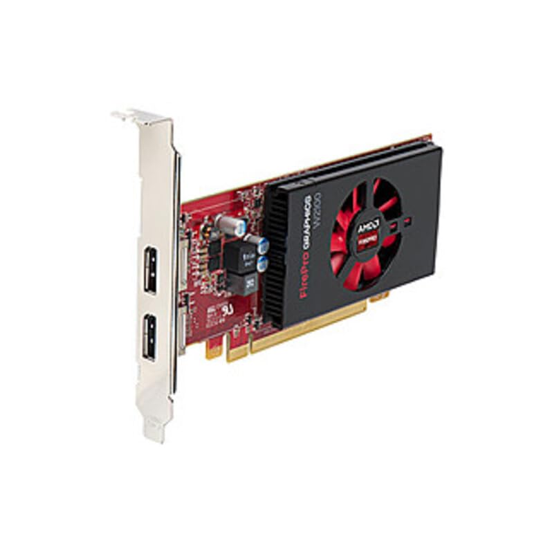 Dell AMD Firepro W2100 2GB Dual DisplayPort PCI-e Video Card Y5FR3 (Renewed)