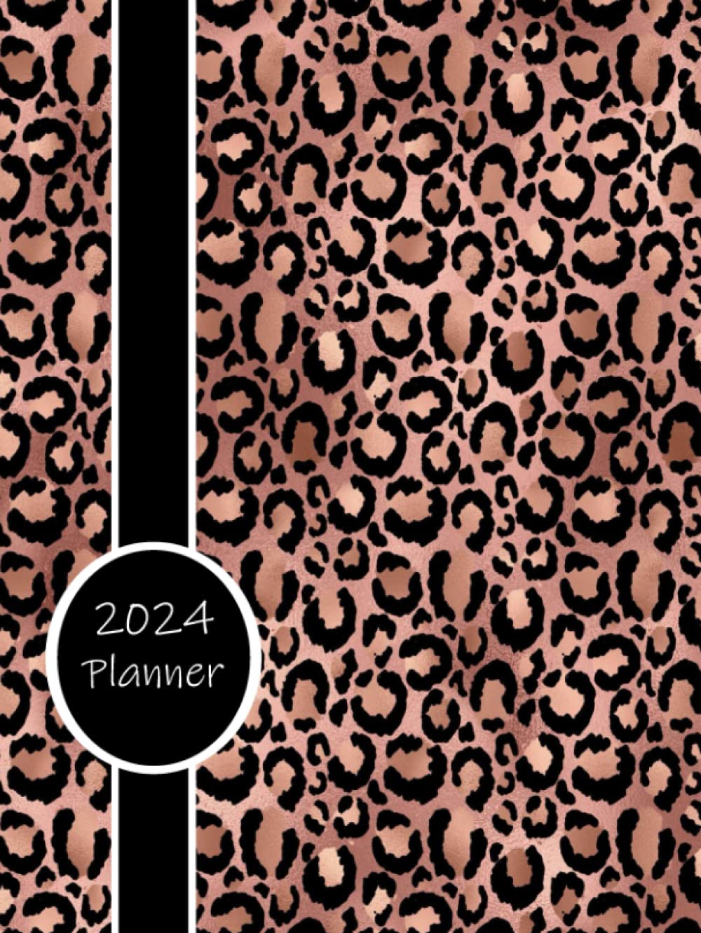2024 Planner: Daily Weekly and Monthly Calendar | Schedule Organizer | January to December | Hardcover | Animal Print