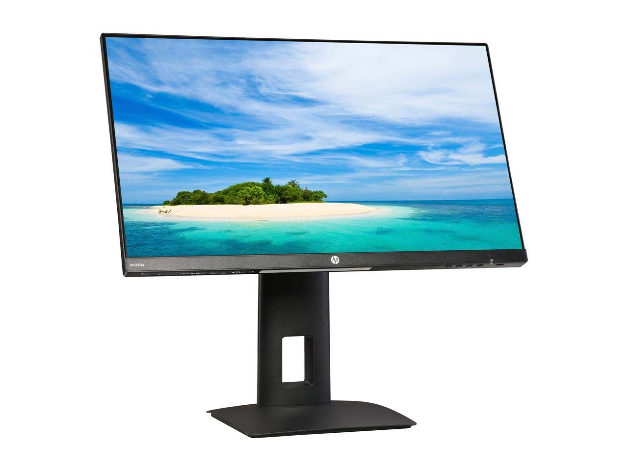 HP VH240A 23.8in IPS Full HD LED Monitor HDMI, VGA Height adj. Swivel Pivot (Renewed)