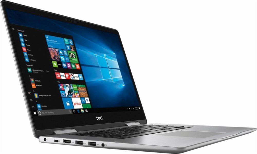 Dell Inspiron Premium 7000 Series 2 in 1 Laptop, 15.6" FHD Touch Screen, 8th Gen Intel Core i5-8250u, 256GB SSD, 8GB DDR4, Backlit Keyboard, Wireless-AC, HDMI, USB C, Bluetooth, MaxxAudio Pro, Win 10