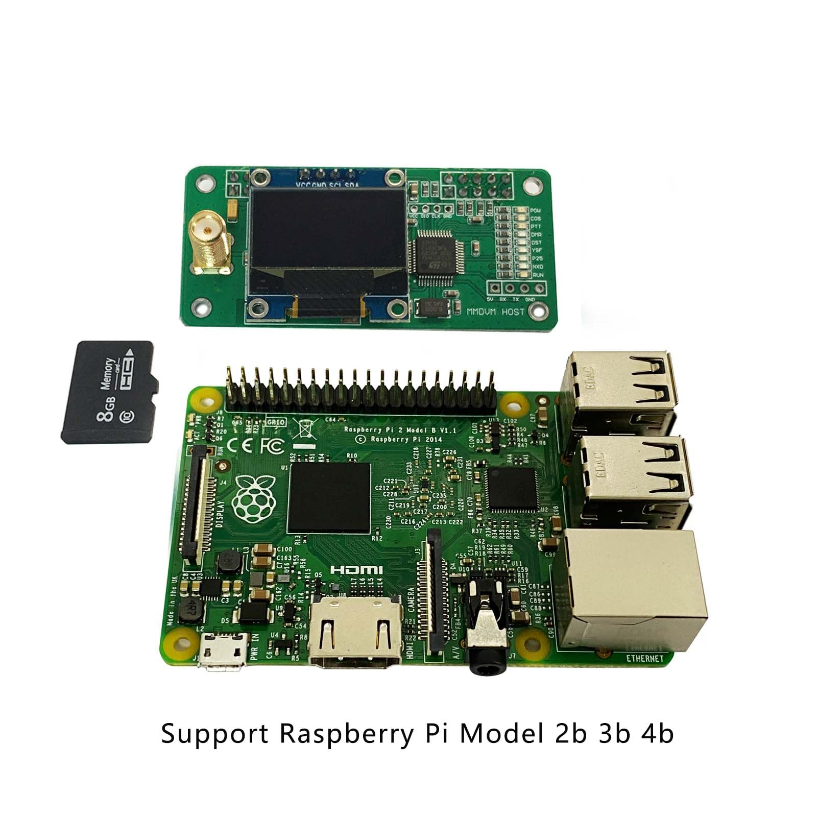 2024 Upgraded Mokxihit MMDVM Hotspot sd Card Memory tf Card pi-Star New 4.2 raspbery Zero w Model 1b+ 2b 3b 3b+ 4b