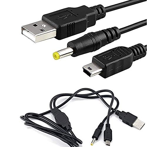 CHENLAN Battery Wall Charger Compatible with Sony PSP-110 PSP-1001 PSP 1000 Slim & Lite 2000 3000 Replacement AC Adapter+ 4 Feet 2-in-1 Cable