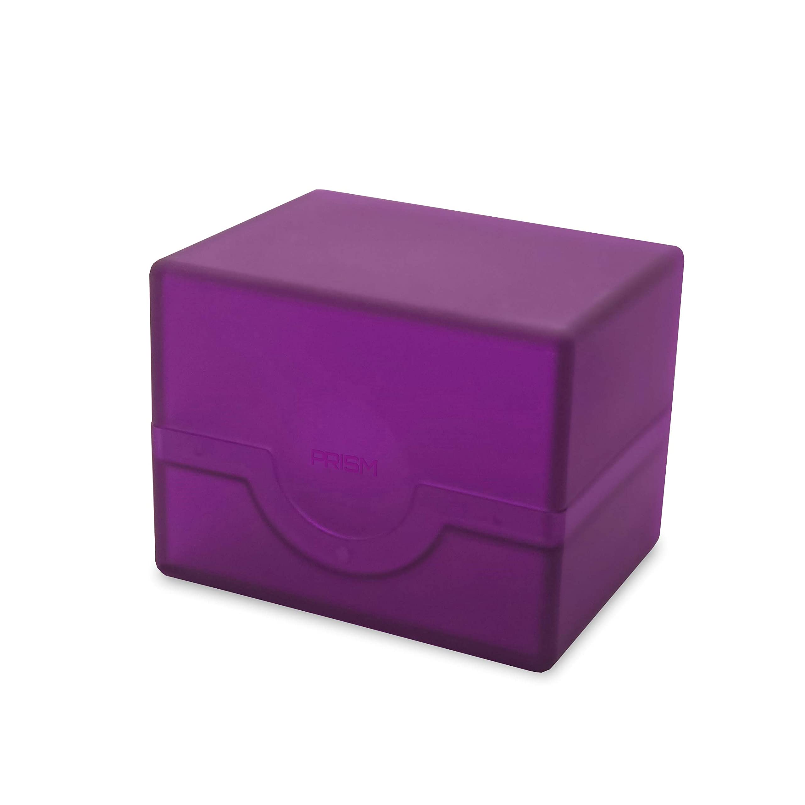 BCW Spectrum Prism Deck Case - Ultra Violet | Secure Snap Closure Card Deck Case | Fits 100 Double-Sleeved Cards | Trading Card Deck Storage Ideal for Magic the Gathering, Pokemon, and More