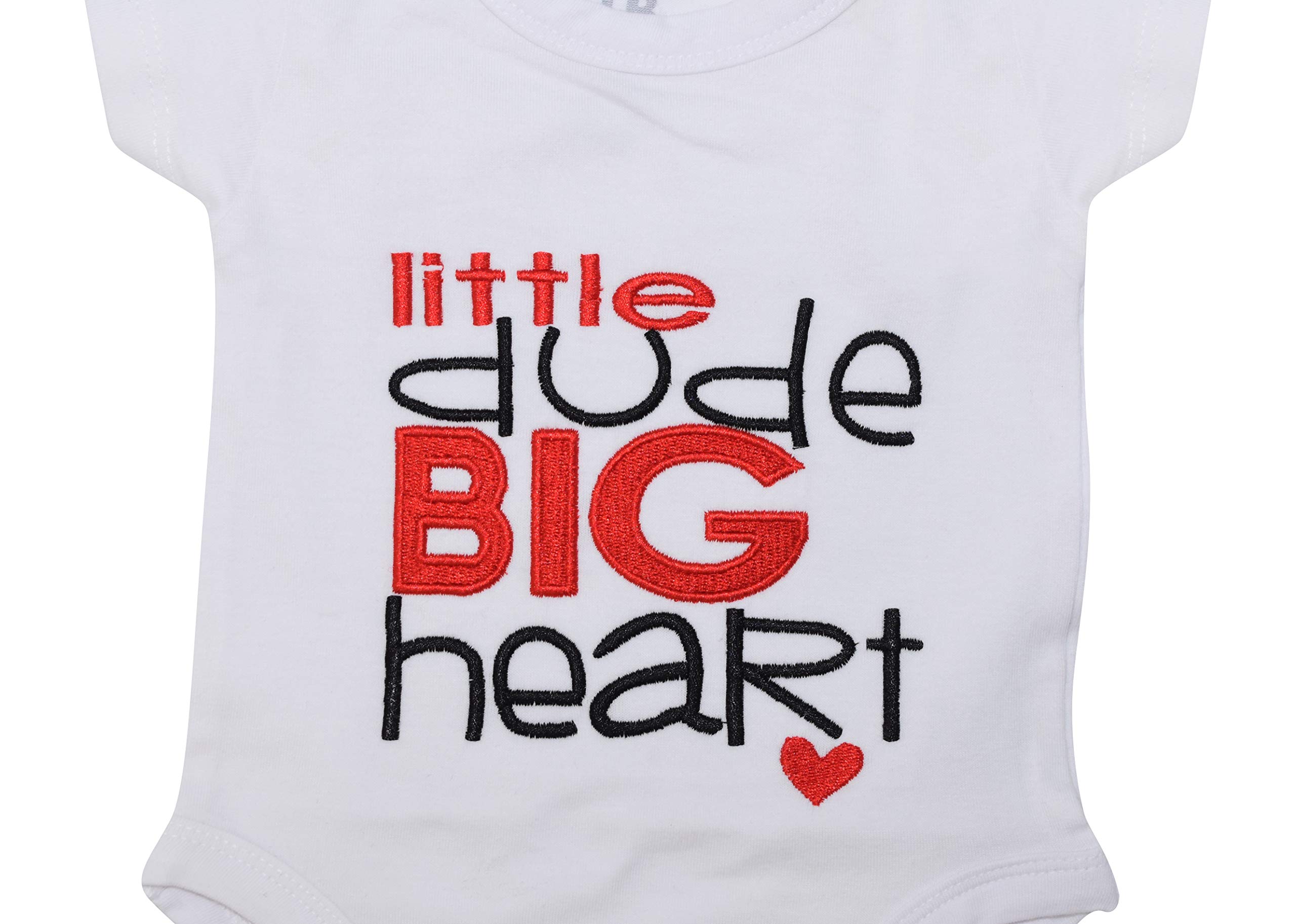Unique Baby Boys Valentine's Day Bodysuit with XO Pants Clothing Set (18m)