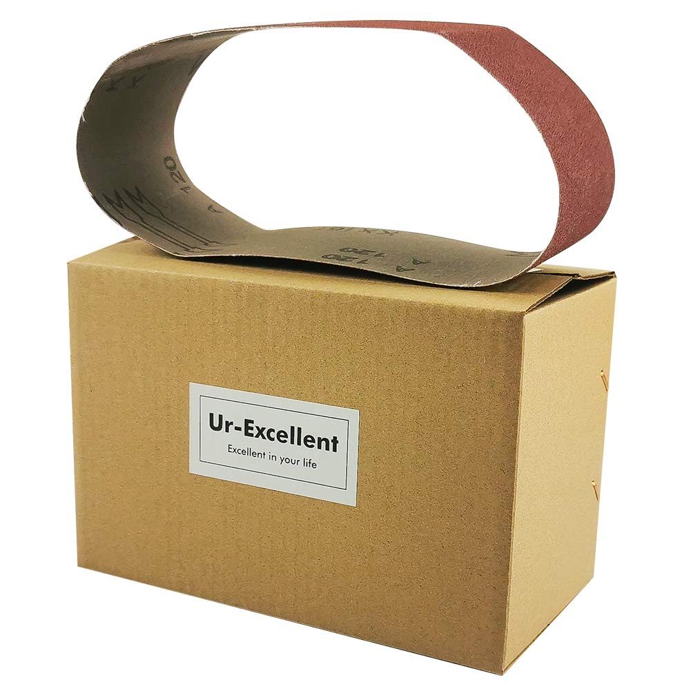 4 x 24 Inch 80 Grit Sanding Belt | Premium Aluminum Oxide Sanding Belt | Premium Sander Sandpaper β 12 Pack