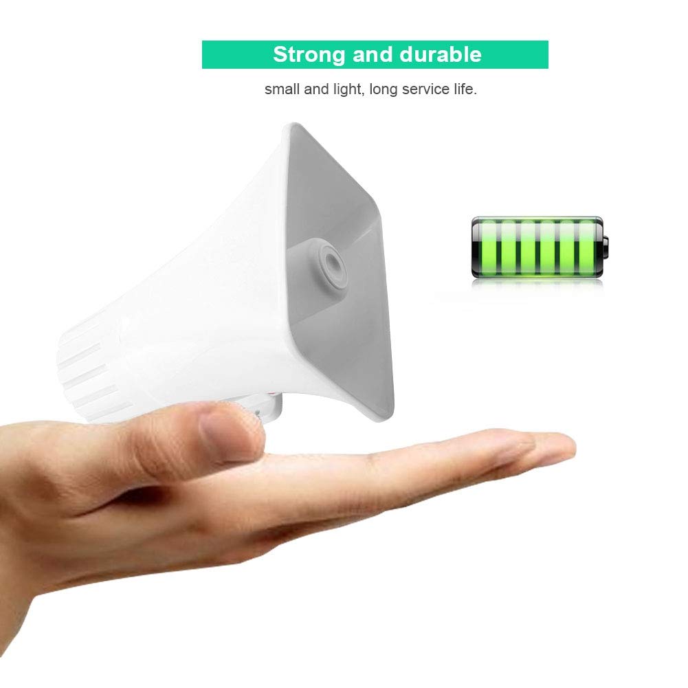 Wired Alarm Siren Horn, 150 db DC 12V Dual Tone Wired Horn Siren Burglar Alarm System Warning Horn Outdoor Electric Security Siren for Home Security