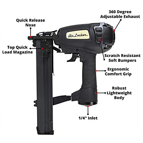 AIR LOCKER MS200A 16 Gauge N Wire up to 2 Inch Long Medium 7/16 Inch Crown Stapler