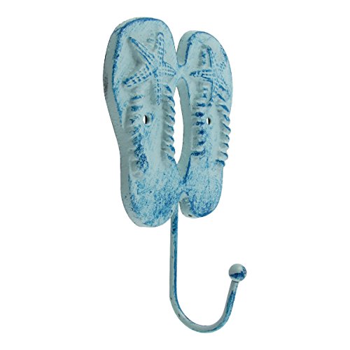 BDF, INC Treasure Gurus Wall Mount Flip Flop Kitchen/Bathroom/Beach Towel Hook