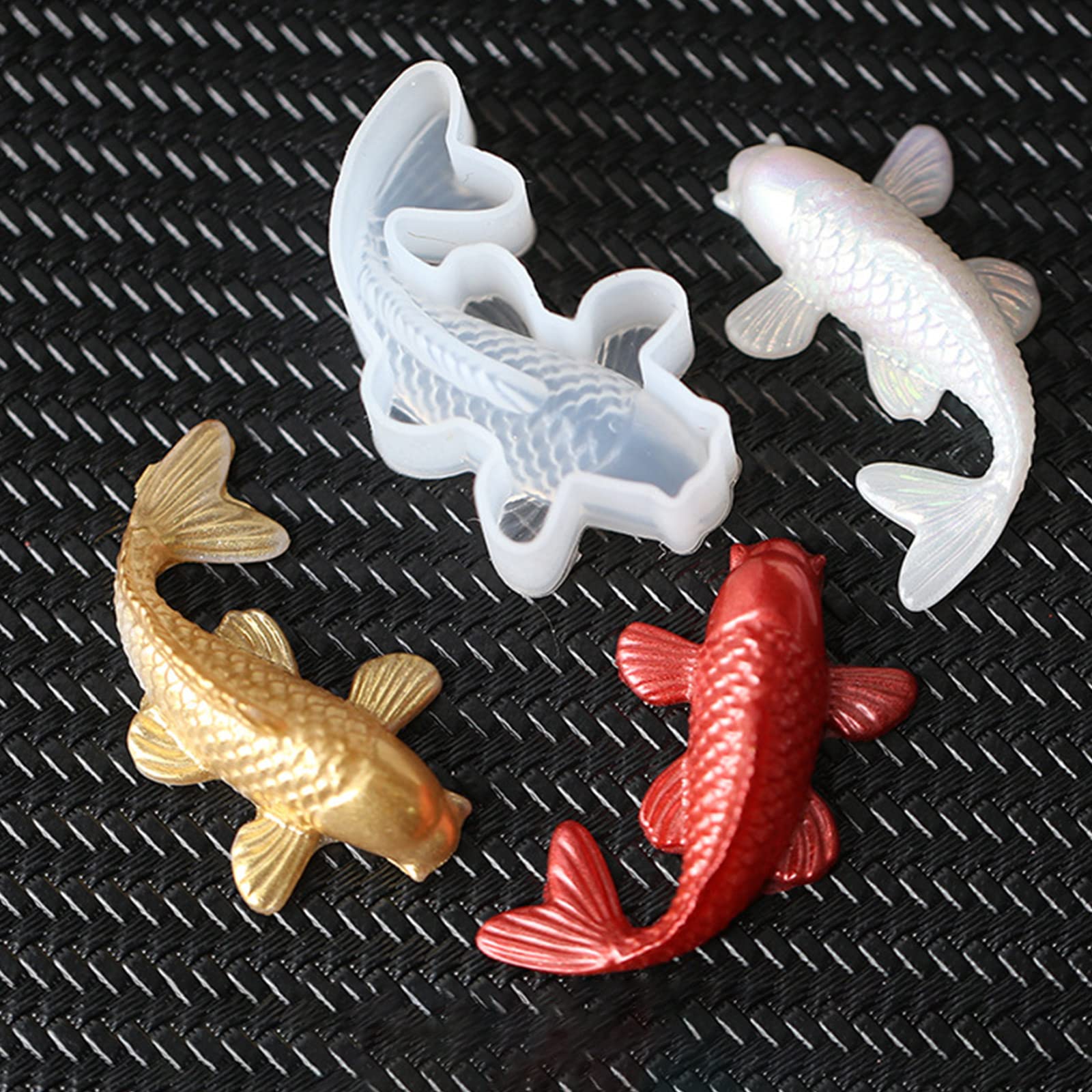 3 Pcs Three-Dimensional Ornaments UV Crystal Epoxy Mold Soap Wax Plaster Resin Silicone Mould DIY DIY Molding Kit
