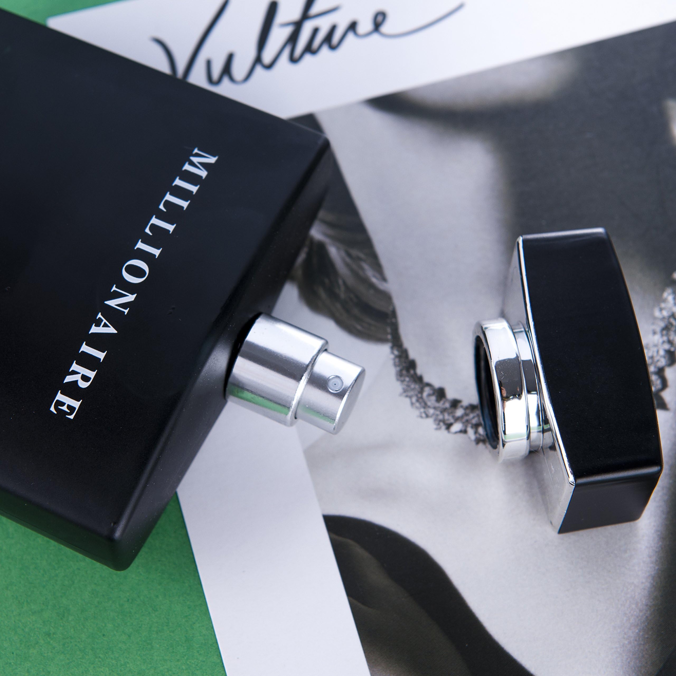 Perfume&Beauty Perfume Eau de Parfume for Men, 3.4 oz Spray Parfume for Men 100 ML- Black Millionaire