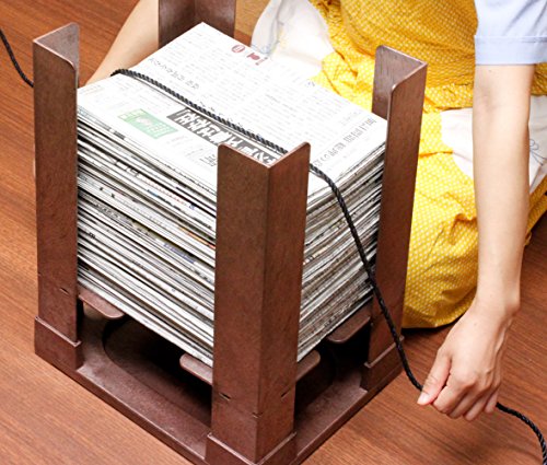 Homey Plastic Industrial Newspaper Raised Wood Carving