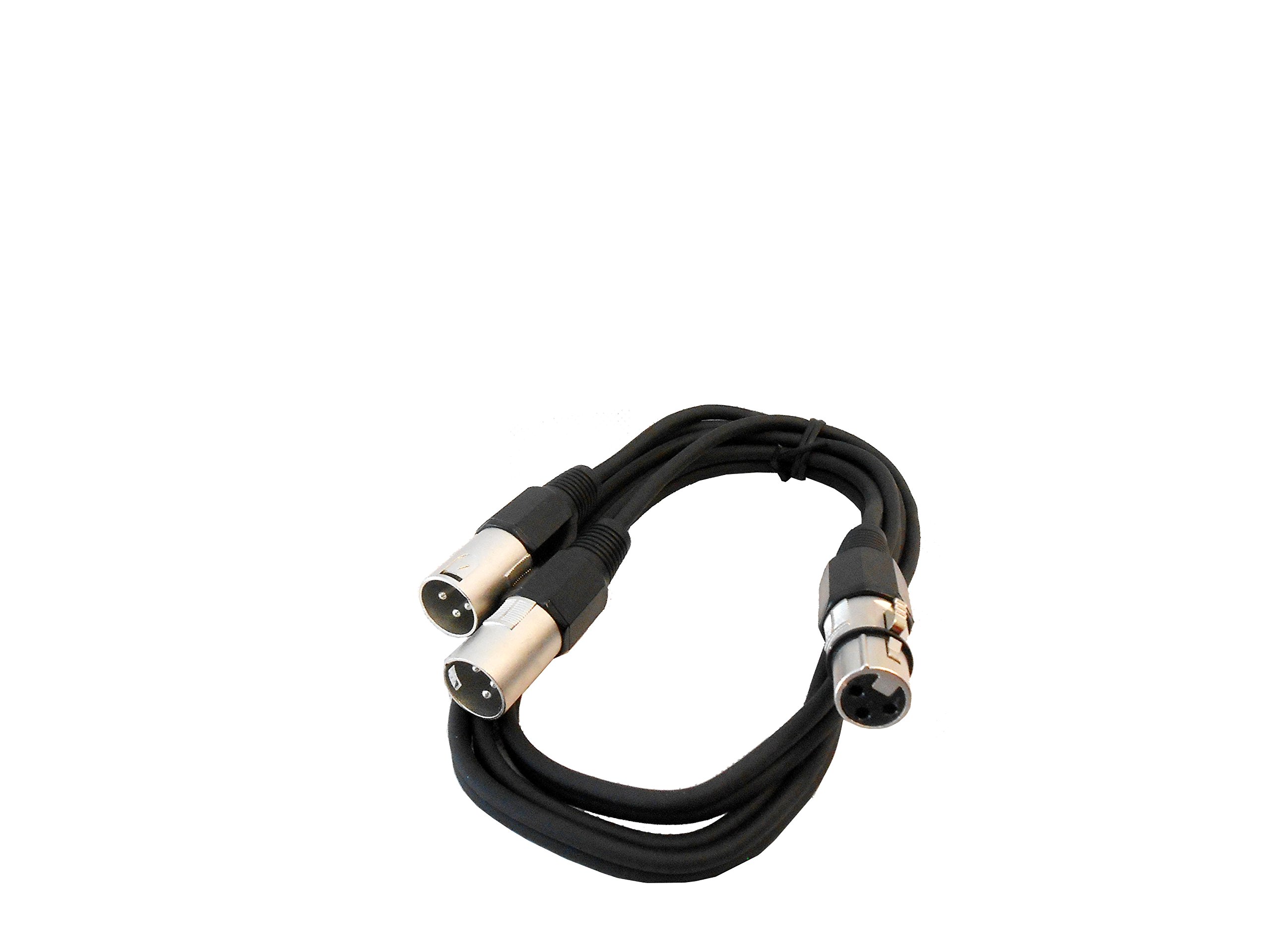 Audio2000'S ADC2033-P 5' Dual XLR Male to XLR Female Balanced Audio Cable