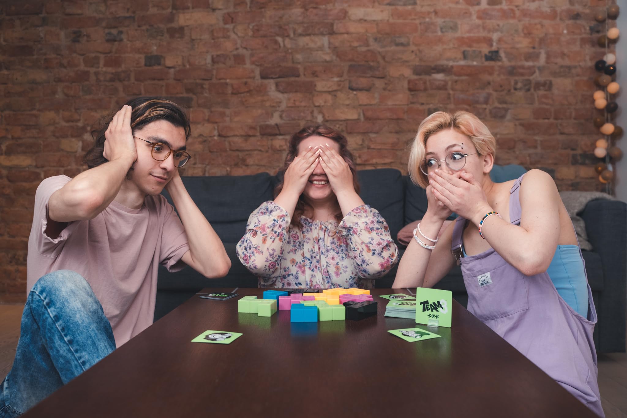 BRAIN GAMES TEAM3 Green Board Game - A Thrilling Party Game