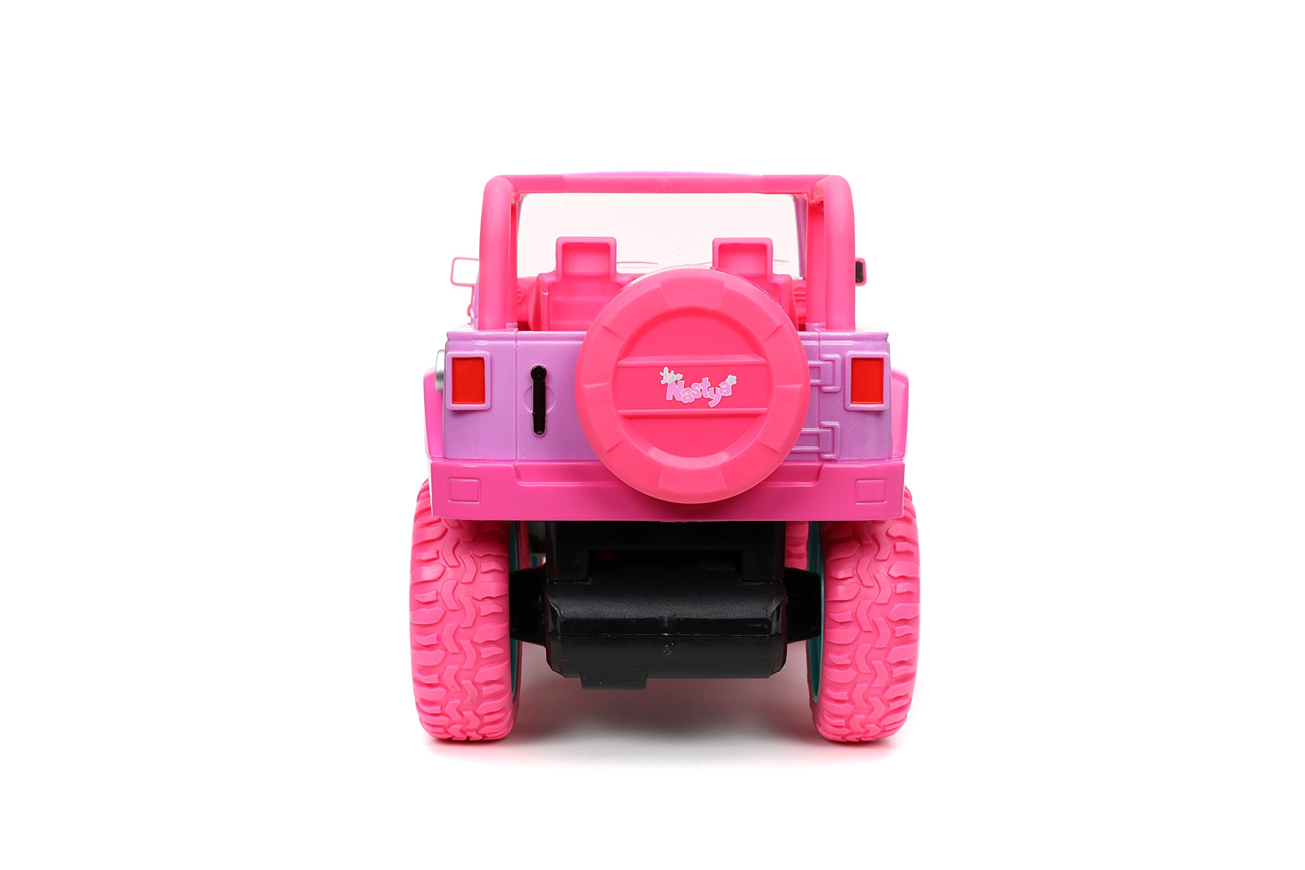 Jada Toys Like Nastya 1:16 Jeep RC Remote Control Cars Pink, Toys for Kids (32792)