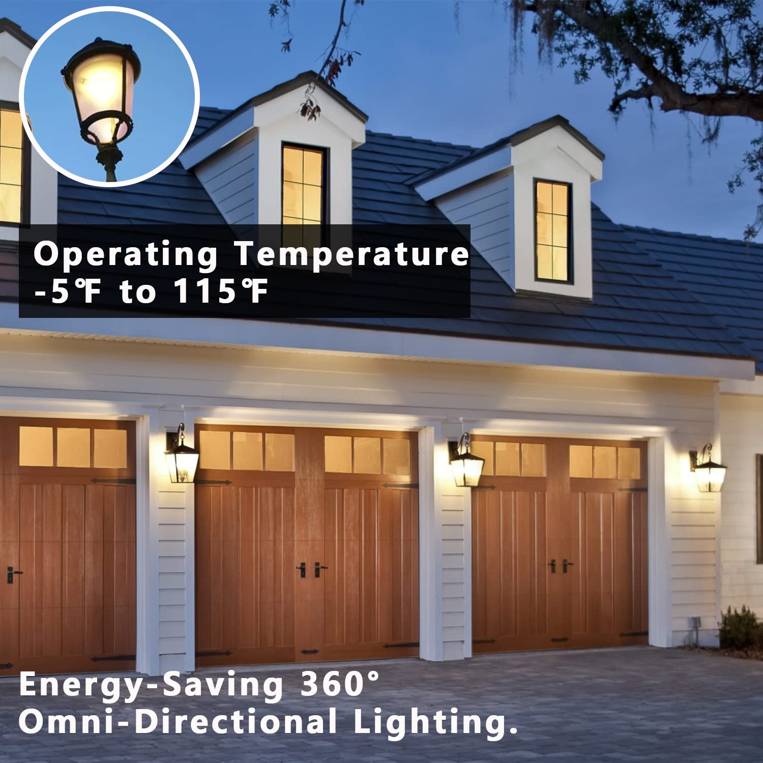 50W LED Corn Light Bulbs-500W Equivalent, 5500 Lumens,6500K Daylight White,E26 Base Led Replacement HID HPS Mercury Vapor CFL Metal Halide Lamp for Warehouses,Garages,Street(Daylight White,2PACK)