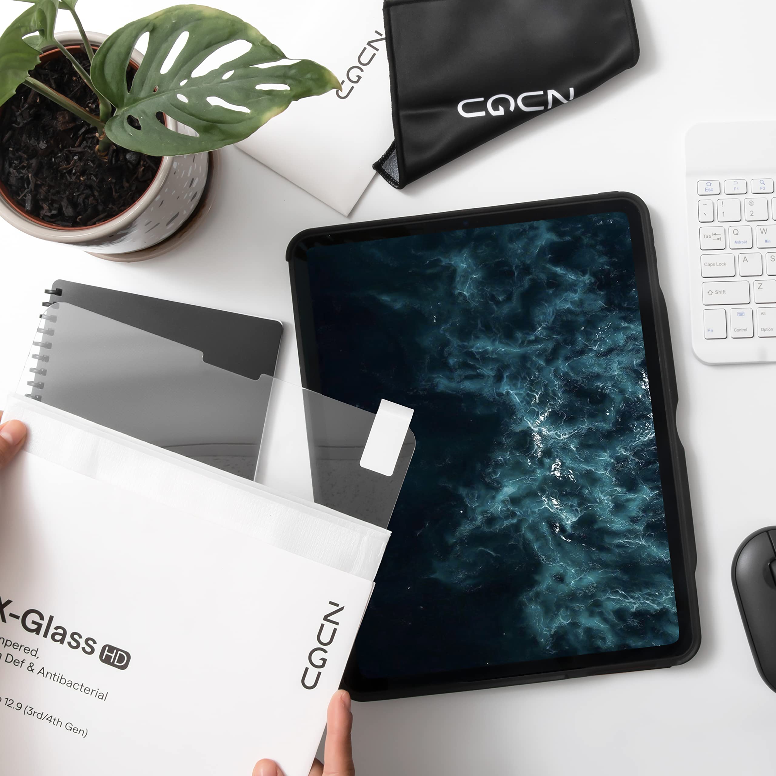 ZUGU CASE Screen Protector for iPad Pro 11 1st / 2nd / 3rd / 4th Generation & iPad Air 4 - Tempered Glass Scratch-Resistant Film - Fingerprint & Smudge-Resistant Protector