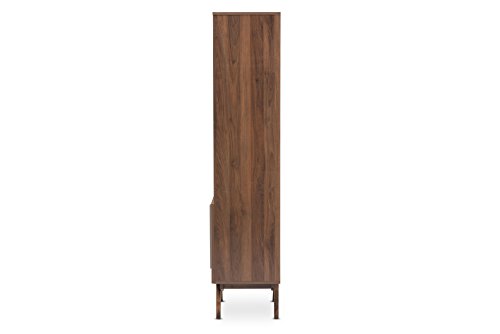 Baxton Studio Ashanti Wood Bookcase
