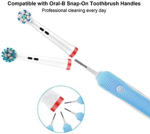 Replacement Brush Heads Compatible with Oral B,8 Pack Electric Toothbrush Heads Cross Action for Oral-b 7000/Pro 1000/9600/500/3000/8000 and More