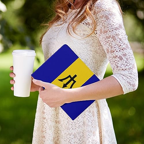 Barbados Flag Fashion Case for IPAD 2020 AIR 4 (10.9in), Pen Slot Protective Cover for IPAD 2020 AIR 4 (10.9in), Convenient Magnetic Stand