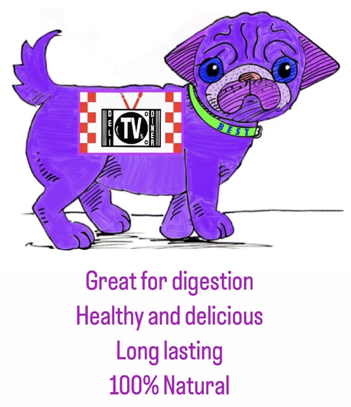 TV's Deli & Diner Best's Dog Chews Sweet Potato Chews for Dogs