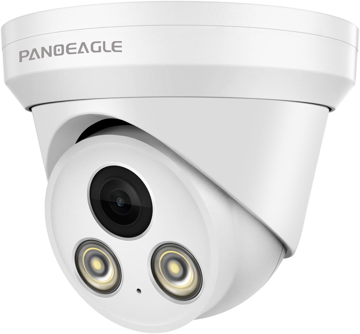 PANOEAGLE 5MP PoE IP Full Color Camera with Human&Vehicle Detection, 2.8mm Fixed Lens, 98ft Color Night Vision F1.0,24 Hours Full Time Color,Build-in Mic, WDR,IP67 Outdoor, 5MP@30fps