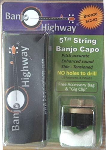 Banjo Highway Fifth String Banjo Capo - Bronze