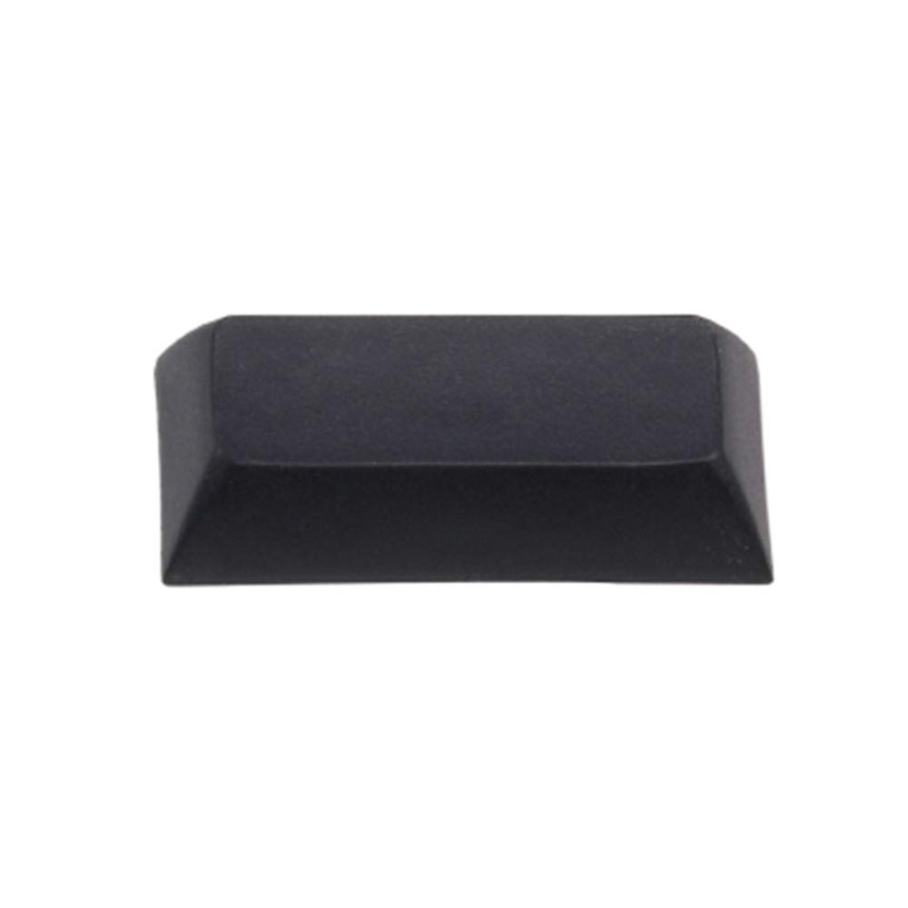 DSA Profile Blank PBT Keycaps 1.25U 1.5U 2U Key Caps Switch for Cherry MX RGB Gaming Mechanical Keyboard DIY Replace (2u2pcs,Black)