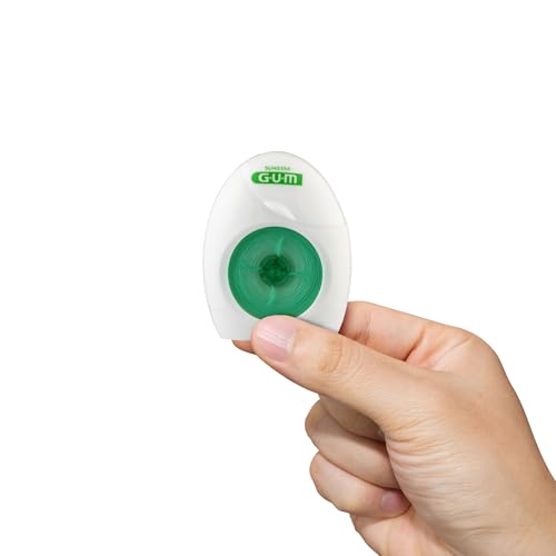 GUM Fine Waxed Dental Floss, Mint - 200 Yards (6pk)