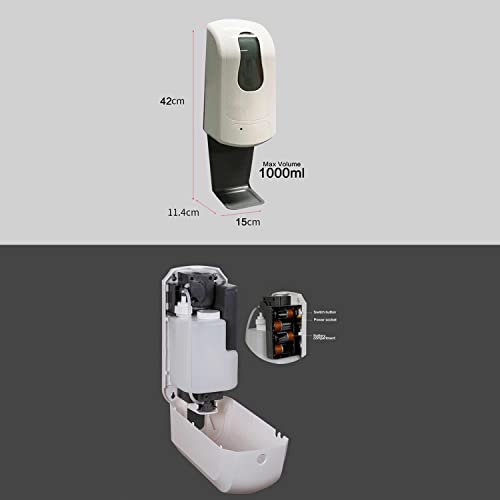 BannerBuzz Touch-Free Dispenser Floor Stand Kit Touchless Machine with Clean Your Hands Fabric Banner Stand Best for Hospital, Home, School, Office- 2 X 6.5 Ft (Double Side Print, Theme: 3)
