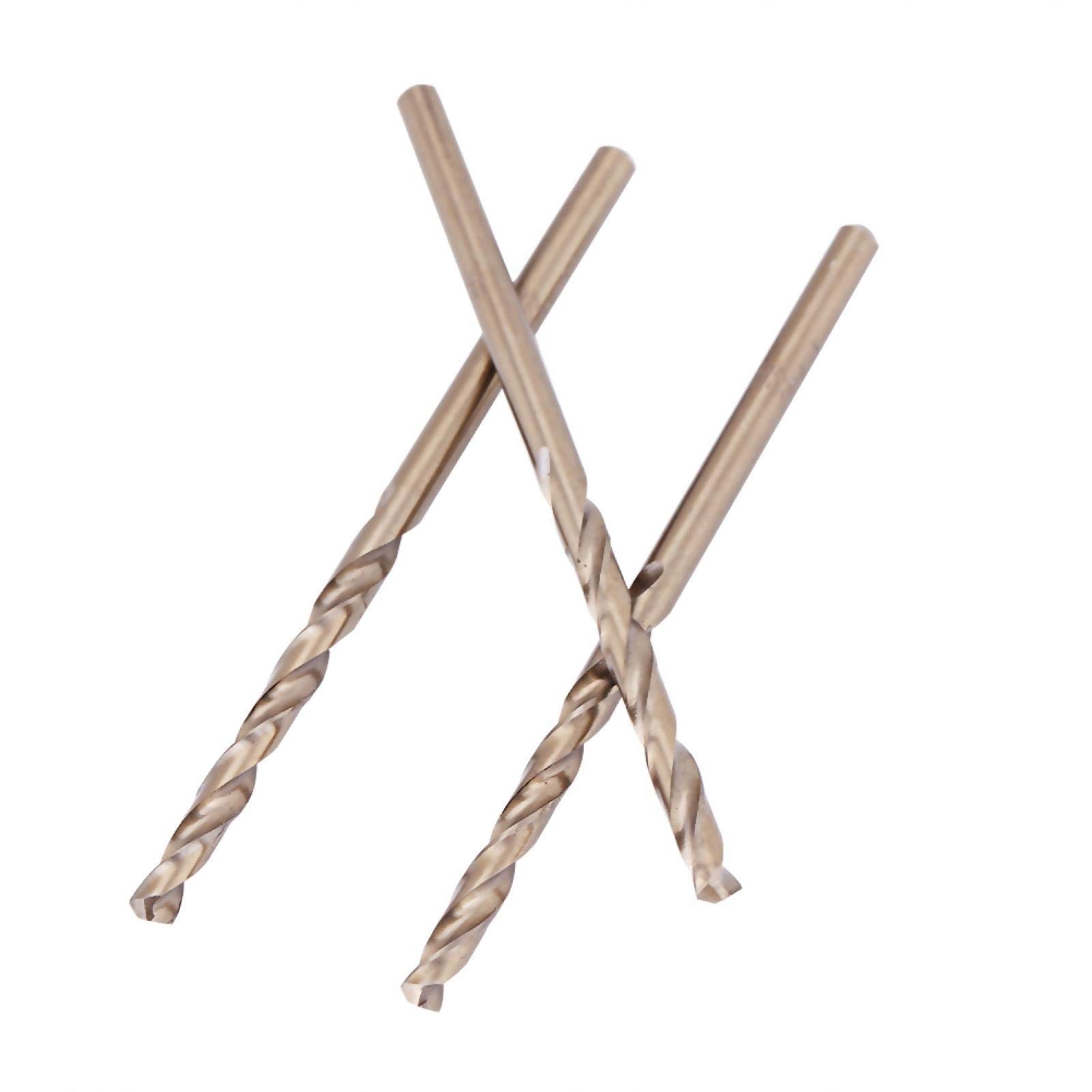 Yosoo Health Gear Cobalt Drill Bits, 3.5mm Drill Bit M35 Specialist Metal Drill Bits, Hss-co Twist Drill Bit Stainless 1.0-5.0mm for Drilling Stainless Steel Cast Iron Sheet Metal Steel Plate Angle