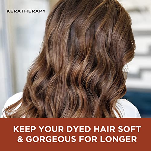 KERATHERAPY Keratin Infused Color Protect Shampoo, 33.8 fl. oz., 1000 ml - Gluten Free Color Protecting Shampoo for Color Treated Hair with Kerabond Technology, Red Raspberry Oil, Omega 3 & 6