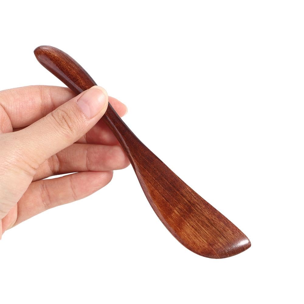 3 Pcs Wooden Cutlery Set, Reusable Spoon Fork and Knive Wood Flatware Set, Portable Kitchen Flatware Tableware Utensil Set for Home or Travel
