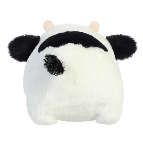 Aurora® Adorable Spudsters™ Tutie Cow Stuffed Animal - Comforting Cuddles - Playful Companions - White 10 Inches