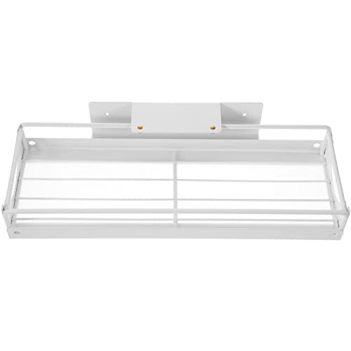 Alipis Clear Shelves Sliding Under Sink Organizers Pull Out Cabinet Organizer Storage Carbon Steel Sink Storage Drawer Shelf for Kitchen Bathroom Organizer White Storage Drawers