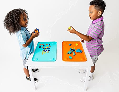 Splattmat Large Premium Silicone Kids Suctioned Placemat, New Sensory Montessori Inspired Food, Snack, Travel, & Arts & Crafts mat