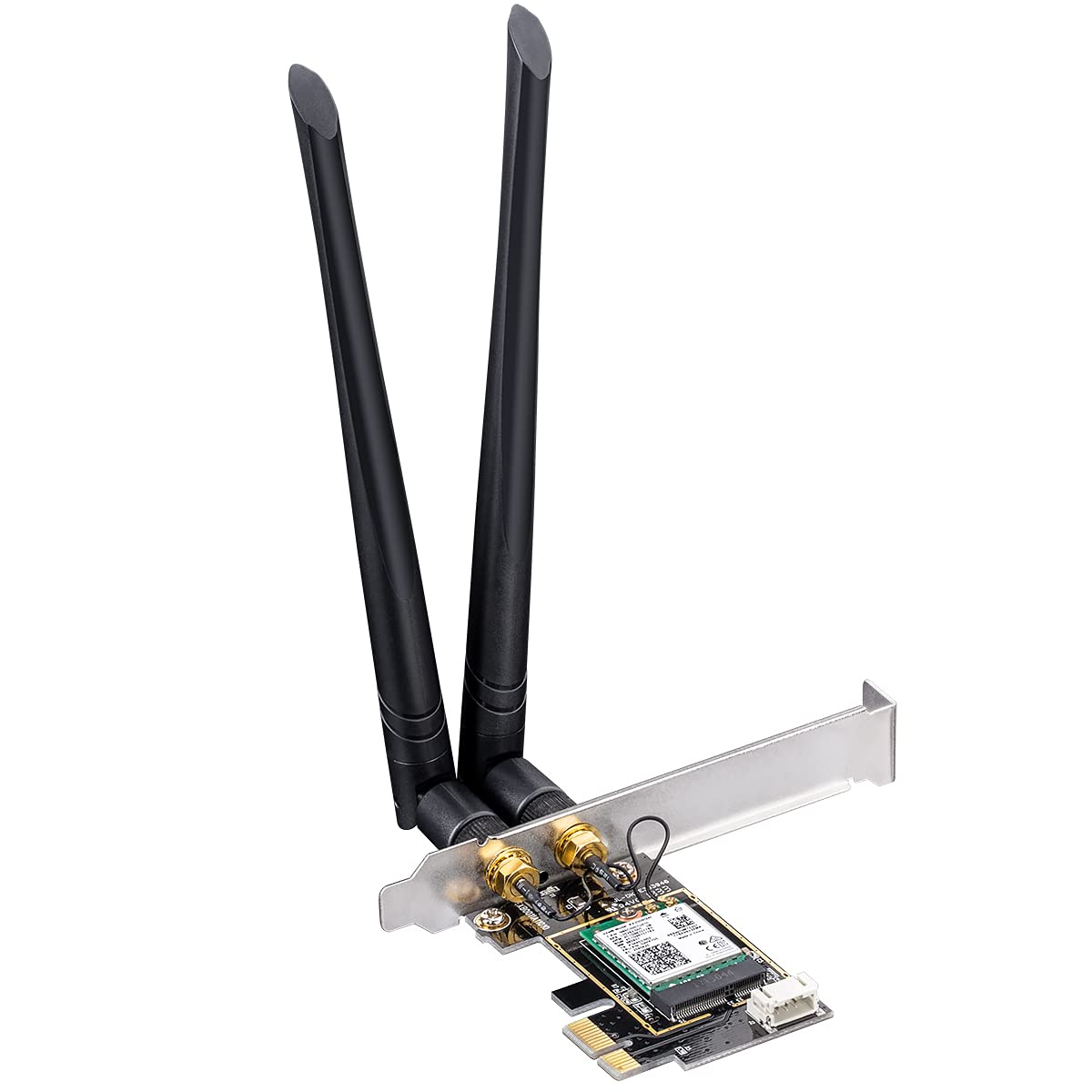 Cudy New AX3000 Wireless WiFi 6 PCIe Card for PC, Bluetooth 5.2, AX200, 3000Mbps WiFi 6 Speed, Bluetooth 5.2/5/4.2/4.0, 802.11ax/ac/a/b/g/n, Windows 11, 10, WE3000 V2