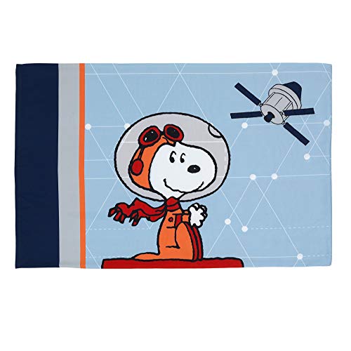 Bedtime Originals Astronaut Snoopy 4-Piece Navy/Blue Space Toddler Bedding Set