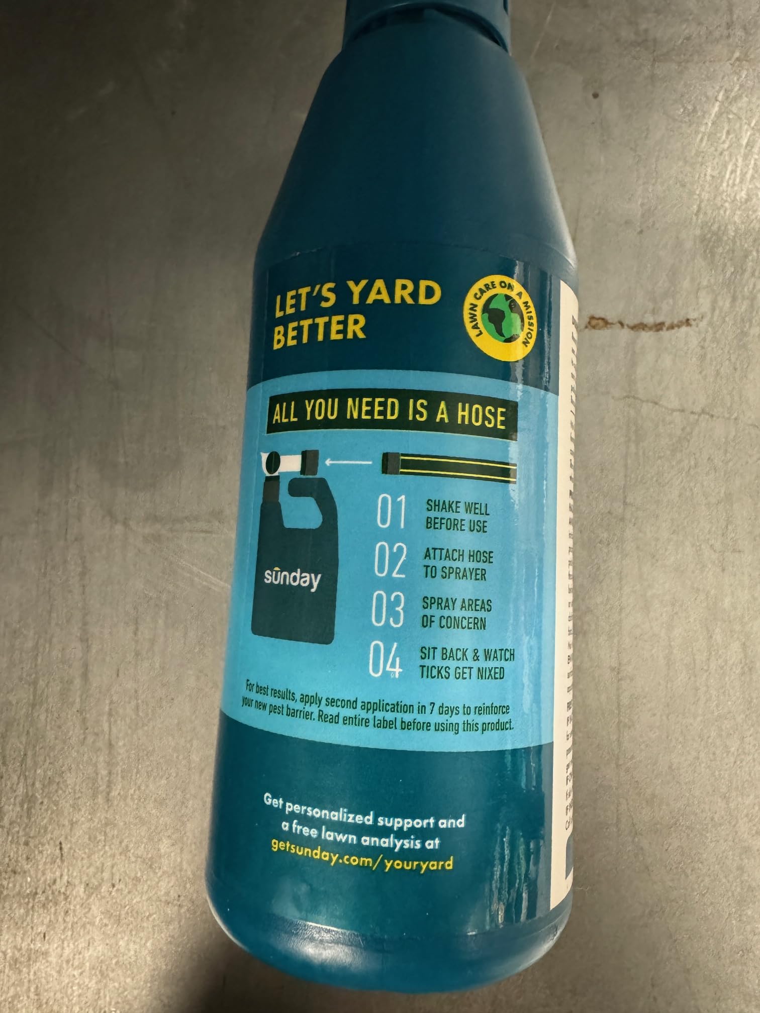 Sunday Nix Ticks - Tick Control Spray - Ready-to-Use Bug Spray - Concentrated Cedar Oil - Helps Kill Ticks, Tick Larvae, Fleas, and Mosquitos - Lasts up to 4 Weeks - 32 Fl Oz