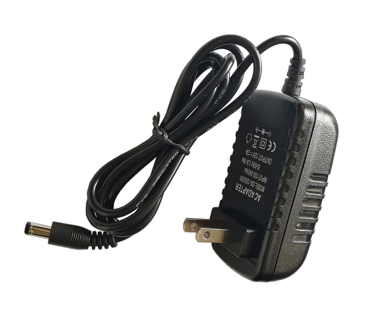 Easyday Universal 12V 2A 24W Power Supply Adapter Switching AC/DC for LED Strip Light Transformers 5.5/2.1 with 100-240V US Plug 2.1mm X 5.5mm