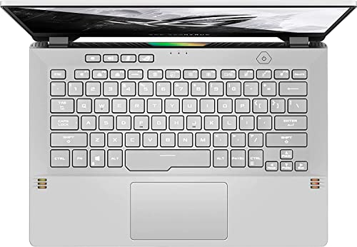 ASUS ROG Zephyrus Gaming Laptop 2022 Newest, 14 inch FHD 144Hz, AMD Ryzen 7 5800HS, 24GB RAM, 1TB SSD, NVIDIA GeForce RTX 3060, Backlit Keyboard, WiFi 6, Windows 11 Home, Bundle with JAWFOAL