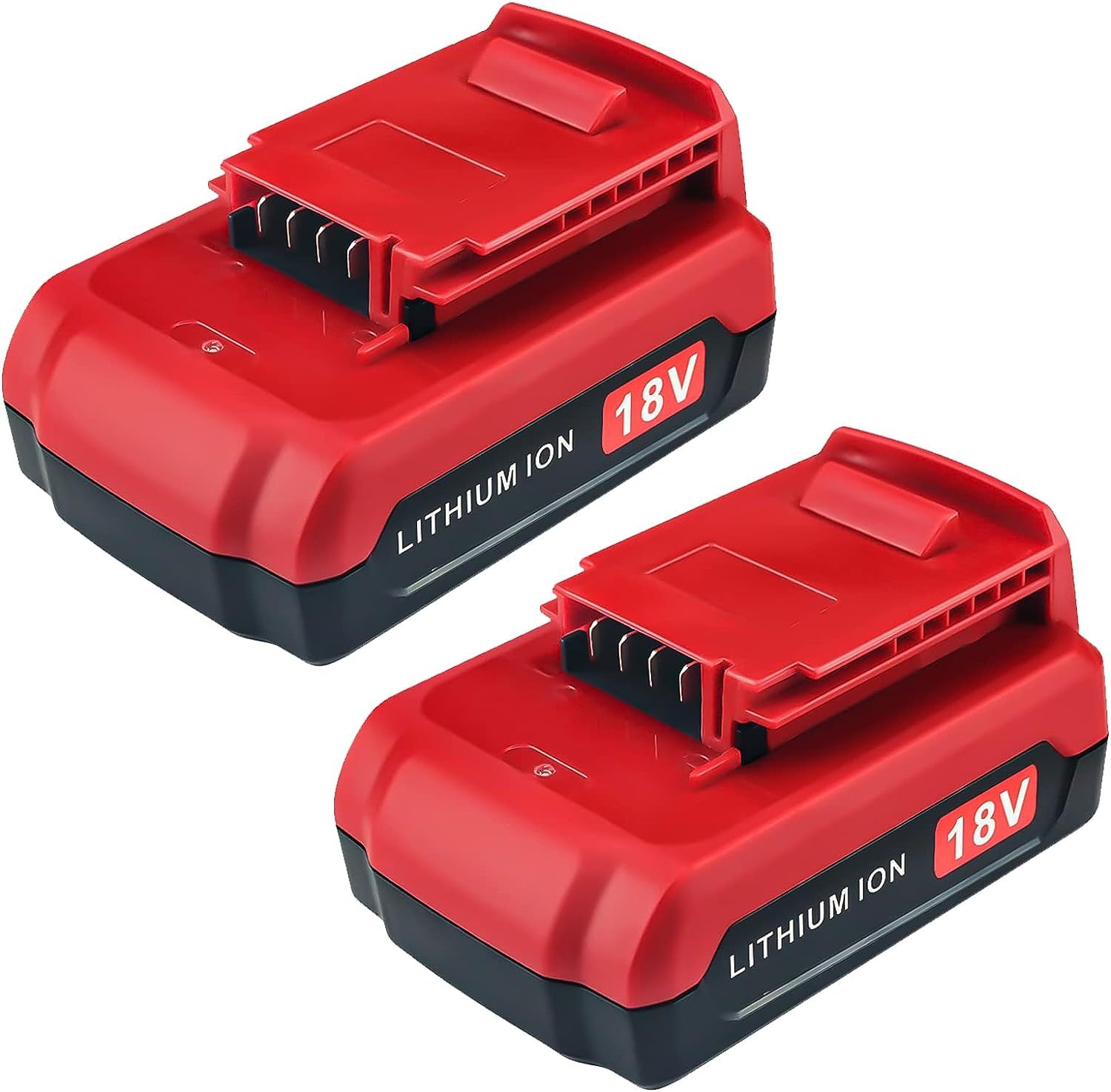 2Packs 3.0Ah 18 Volt PC18BLX Replacement Battery for Porter Cable 18V Battery PC18BLEX PC18BL PC18B PC18B-2 PCC489N PCXMVC Compatible with Porter Cable 18 Volt Cordless Power Tools Batteries Lithium