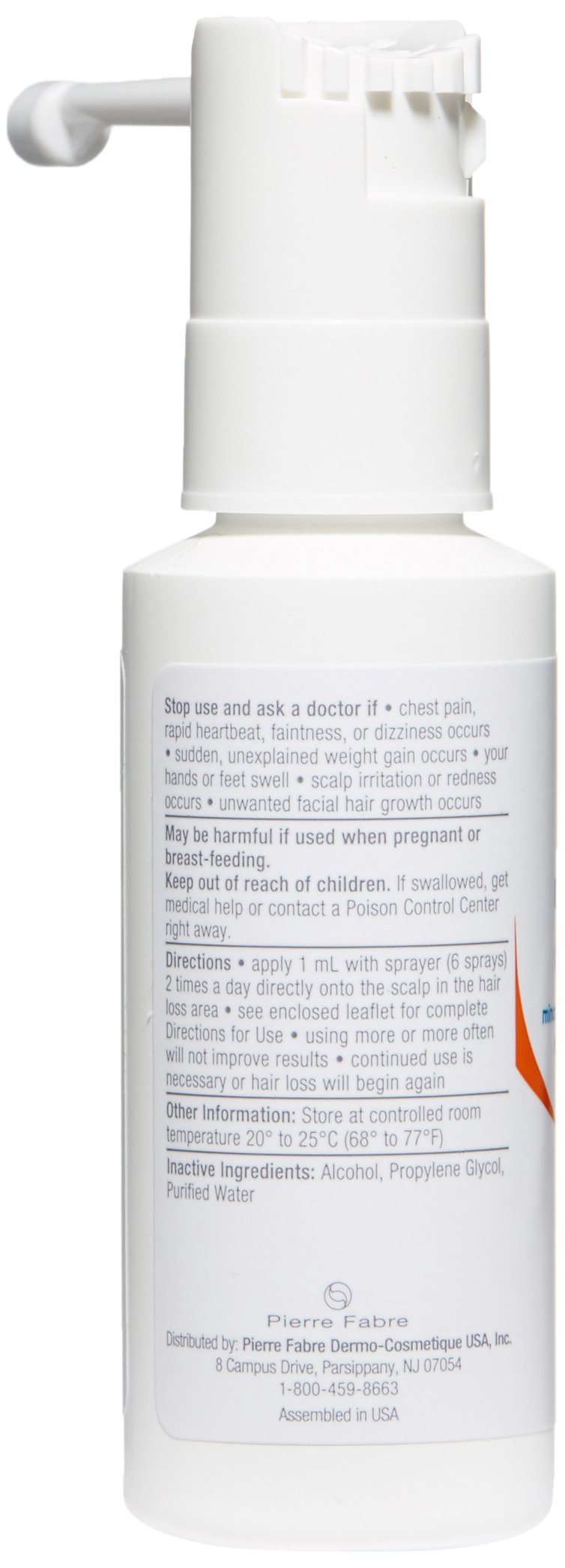 Ducray Alopexy Minoxidil Men's Topical 5 Percent Solution, 2 fl. oz.