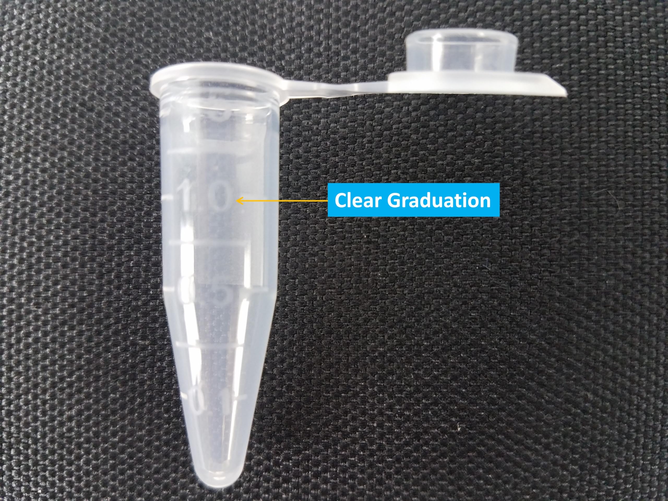 Polypropylene 1.5 ml Micro-centrifuge Tube with Snap Cap, Natural (Pack of 500)