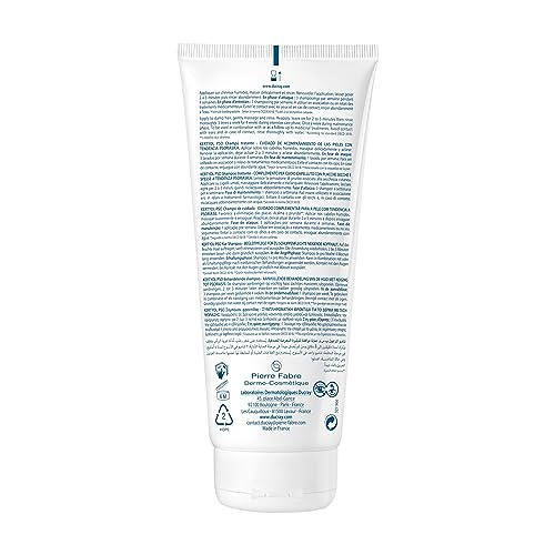 Ducray Kertyol P.S.O. Shampoo, Scalp Prone to Psoriasis, Micronized Sulfur, Salicylic Acid, Soothes Red, Irritated Scalp, 6.7 oz.